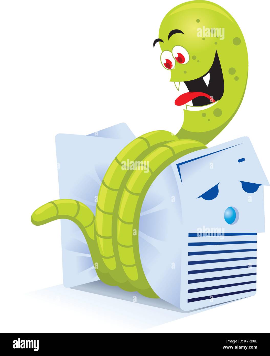 Computer Worm Clipart
