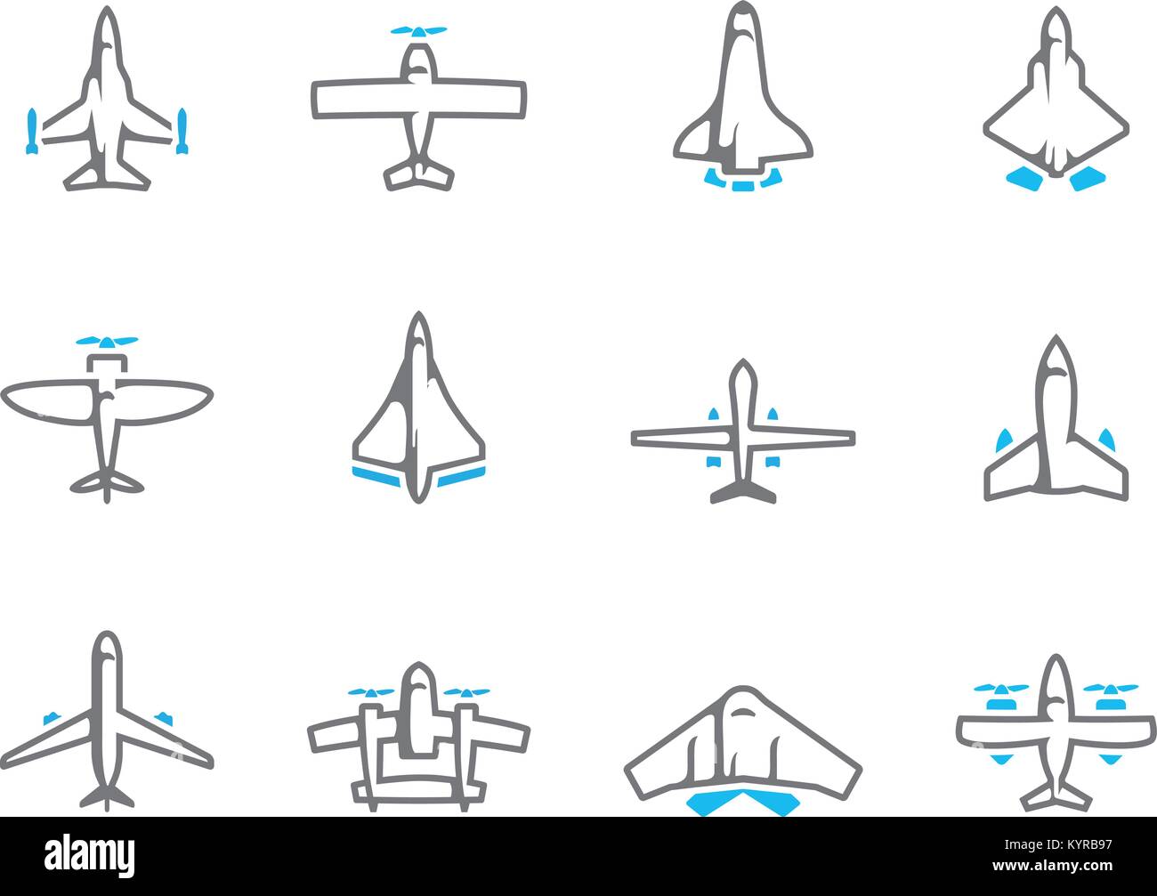 Duo jet Stock Vector Images - Alamy