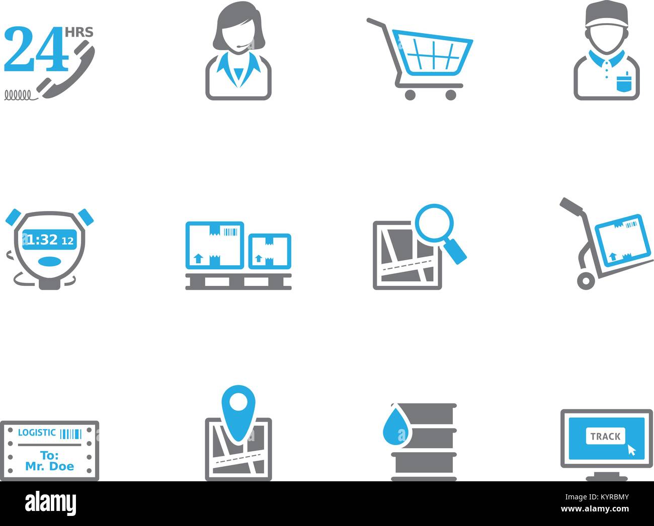 Communication icon series. Vector illustration Stock Vector Image & Art ...