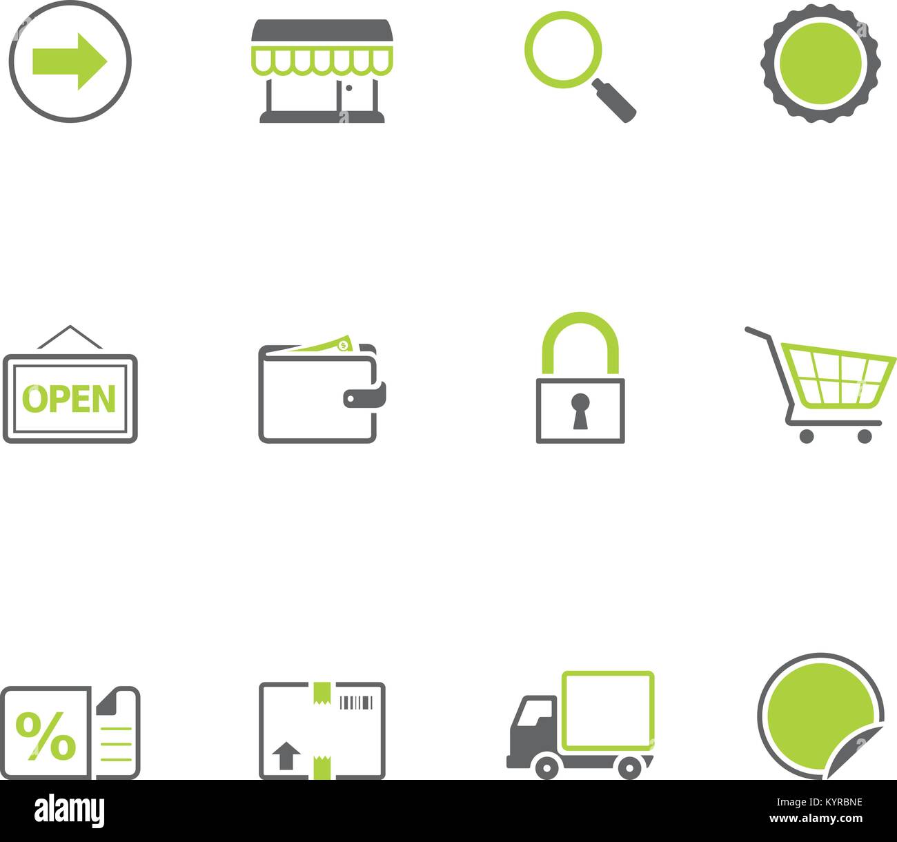 Printing and graphic design icon set in duo tone colors. Vector ...