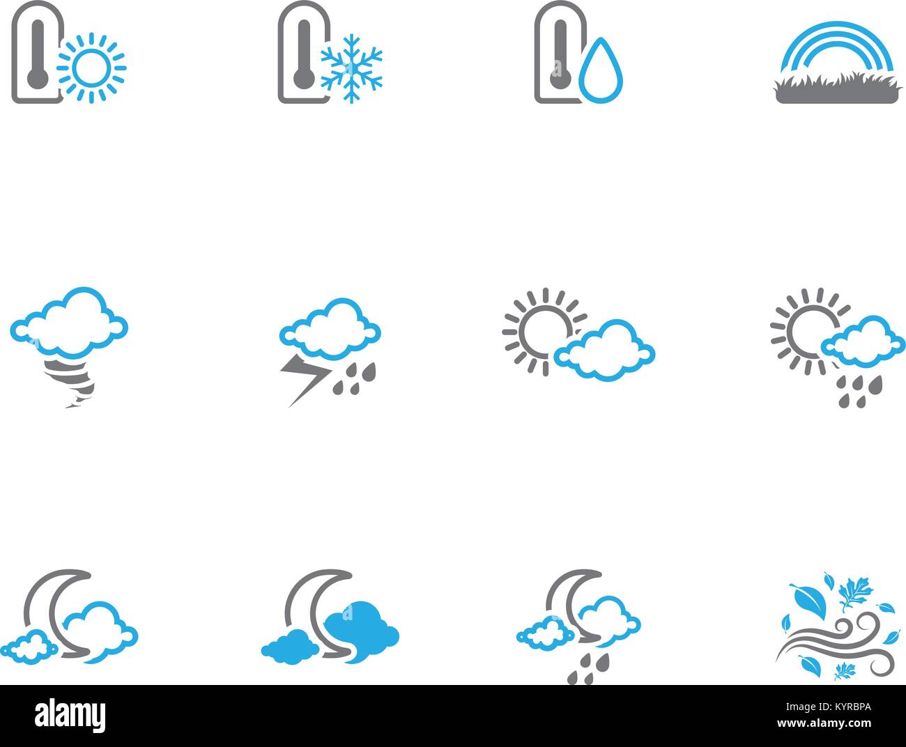 Rally related icons in duo tone colors. Vector illustration Stock ...