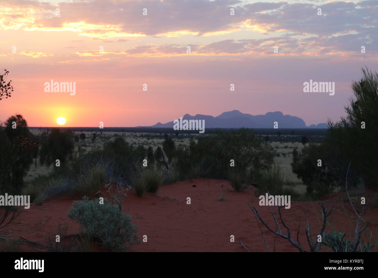 Australian desert sunset hi-res stock photography and images - Alamy