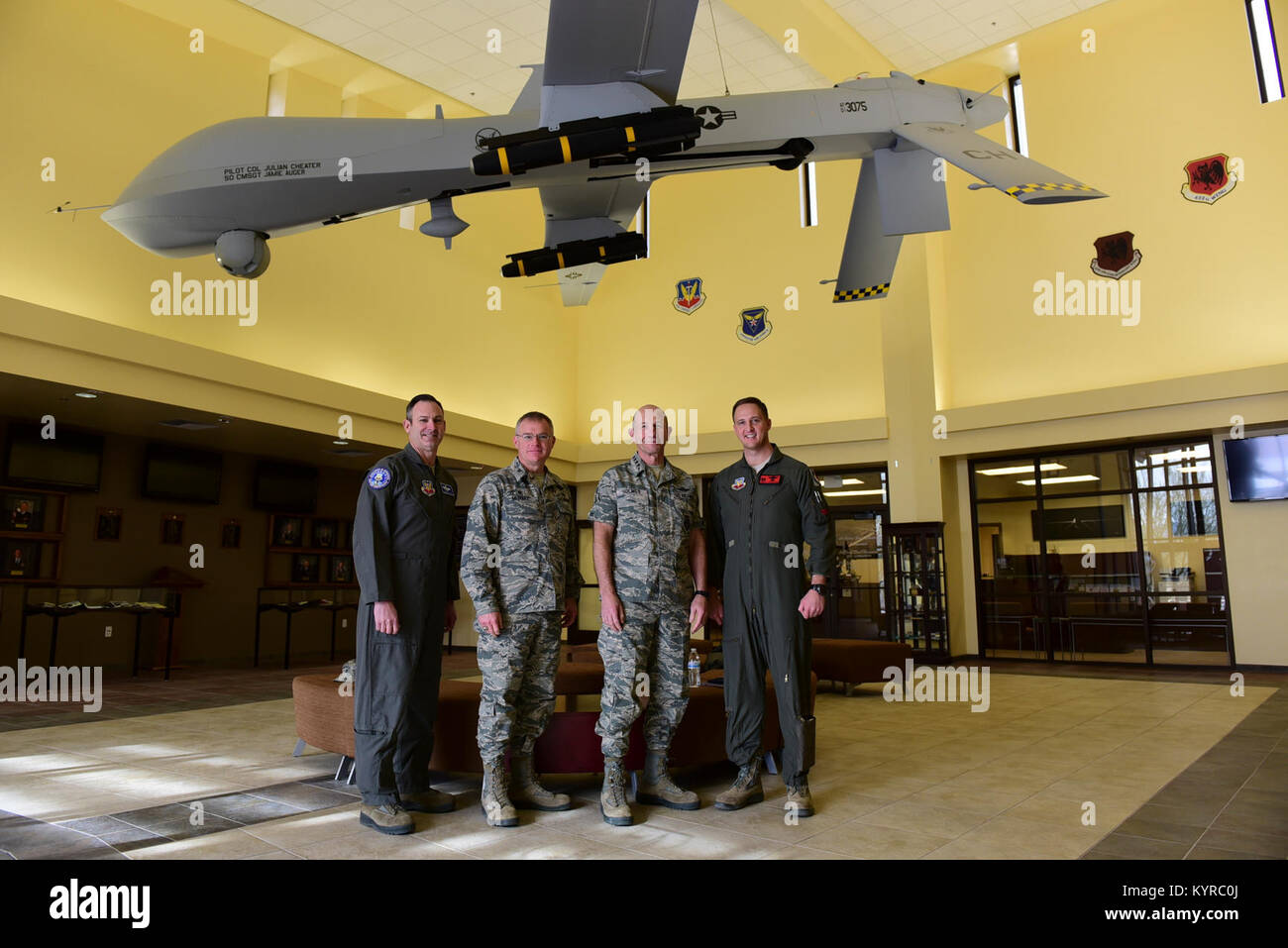 Gen. Mike Holmes, commander of Air Combat Command, Brig. Gen. Andrew ...