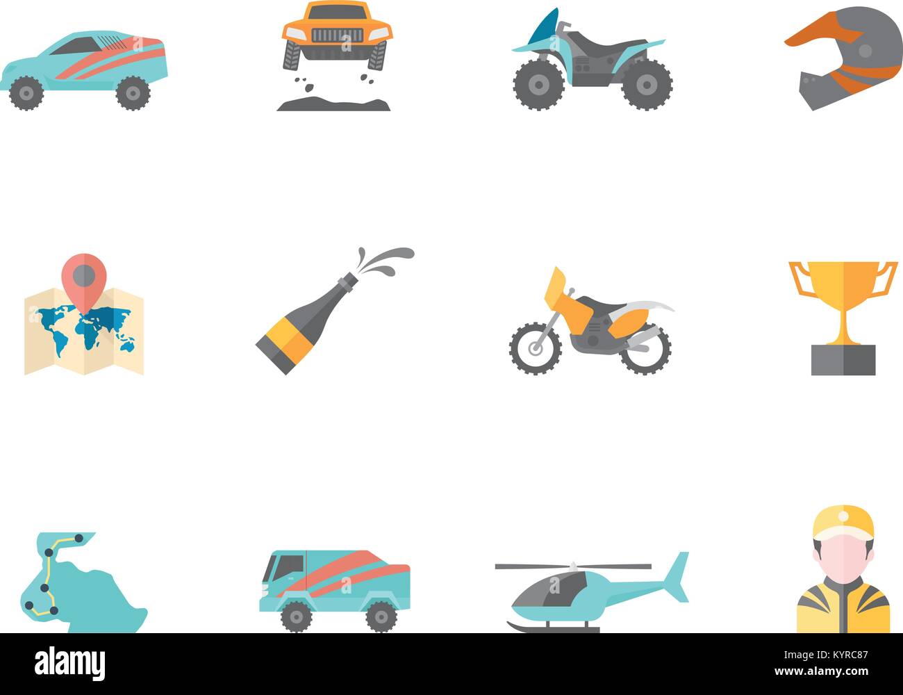 Truck driver info Stock Vector Images - Alamy