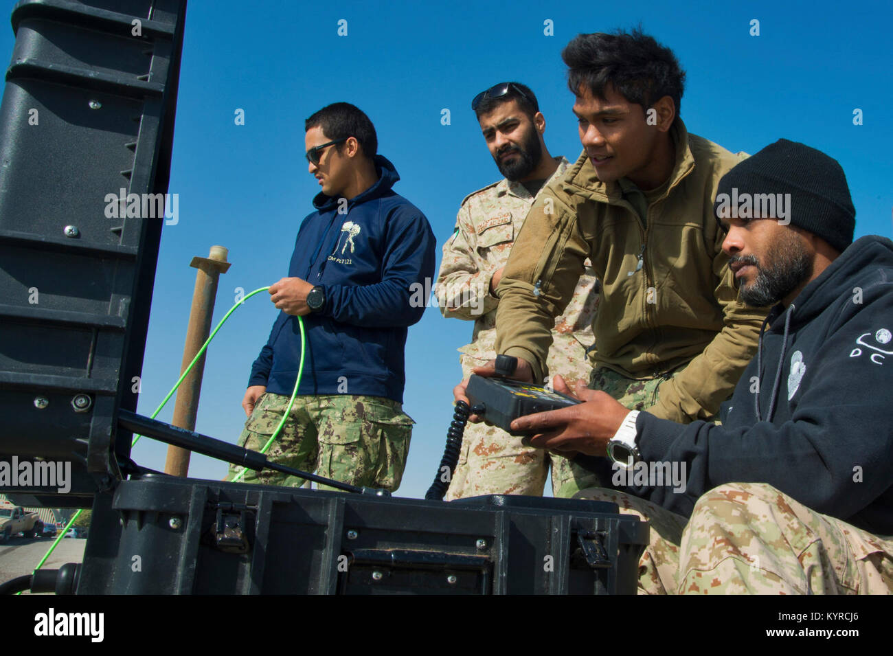 Mohammed Al-Ahmad Naval Base, KUWAIT (Jan. 8, 2018) Explosive Ordnance ...