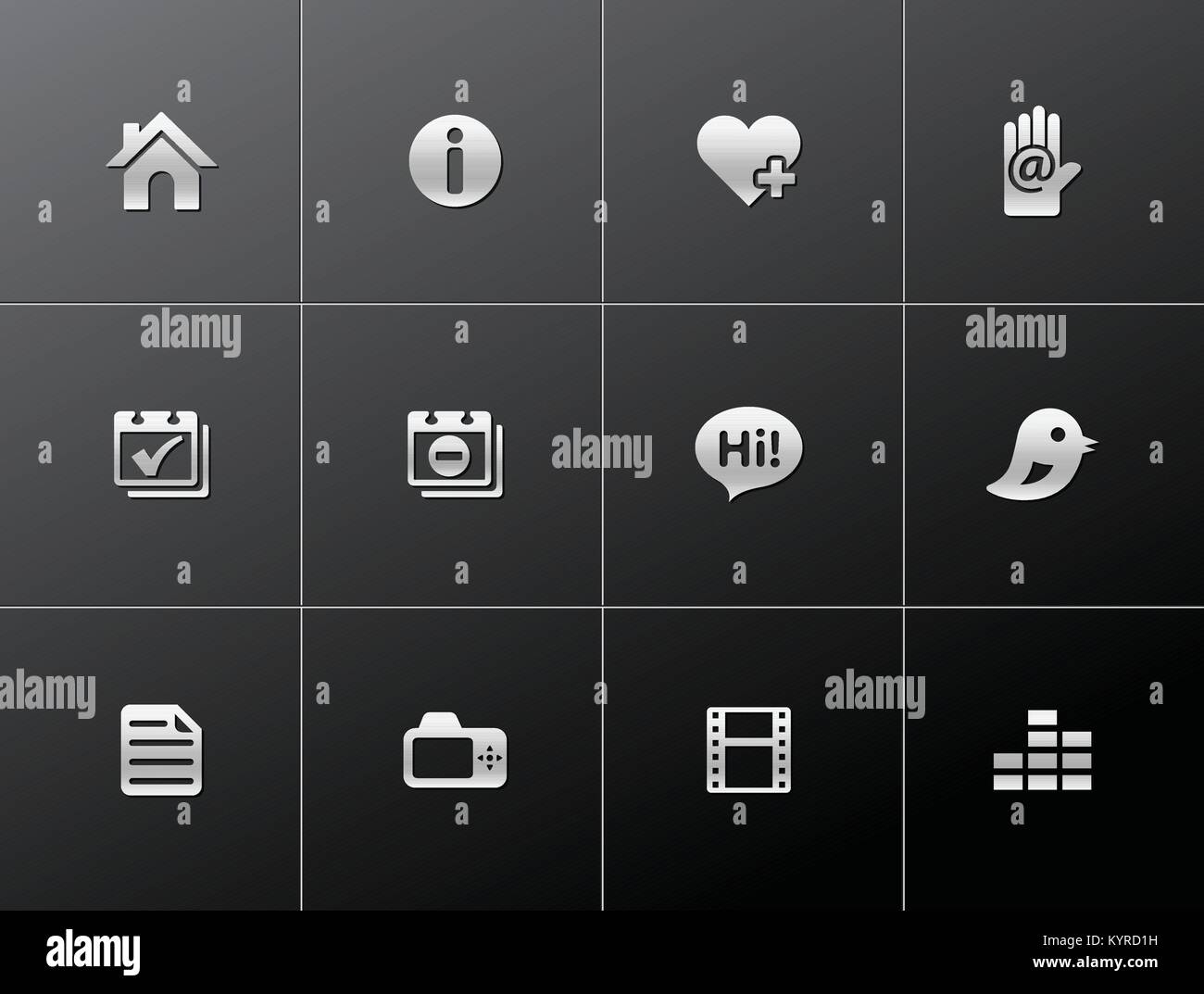 Personal portfolio with profile data hi-res stock photography and ...