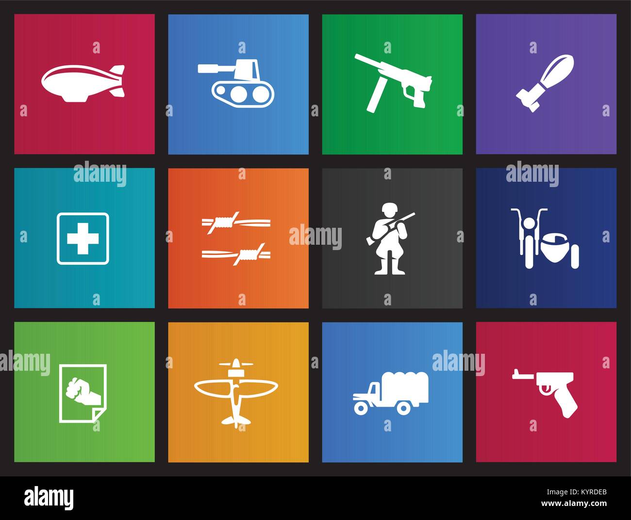 Symbol world war Stock Vector Images - Alamy