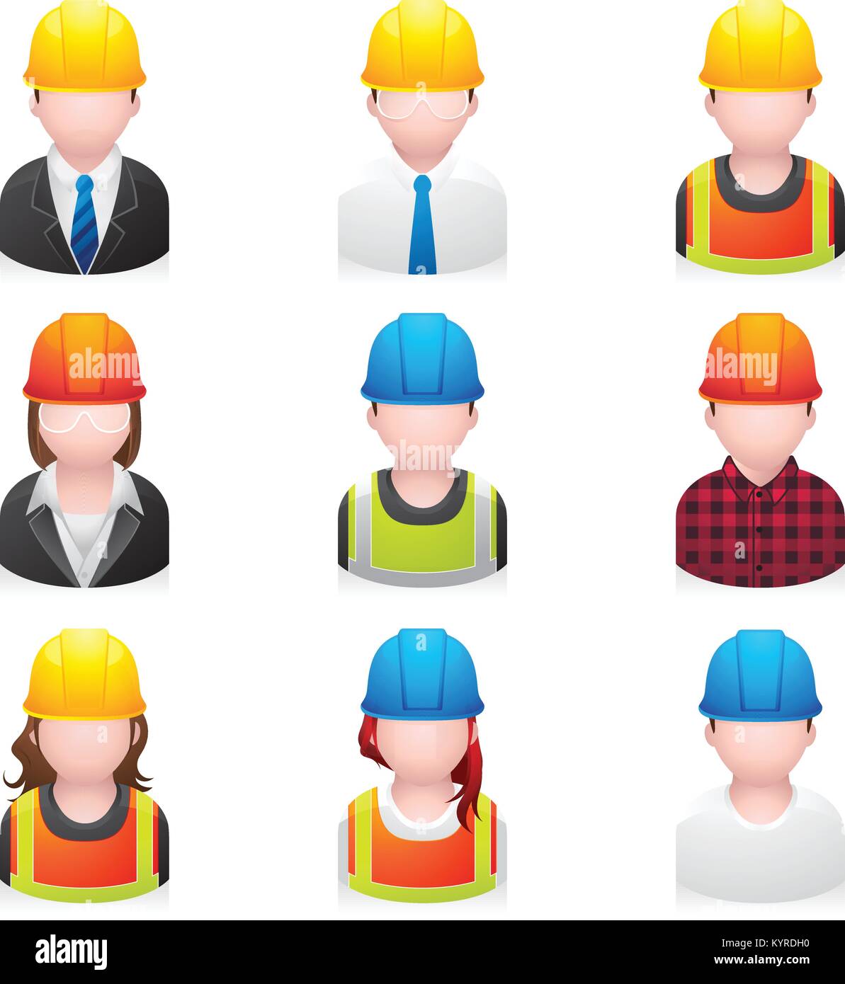 Construction people icon Stock Vector Image & Art - Alamy