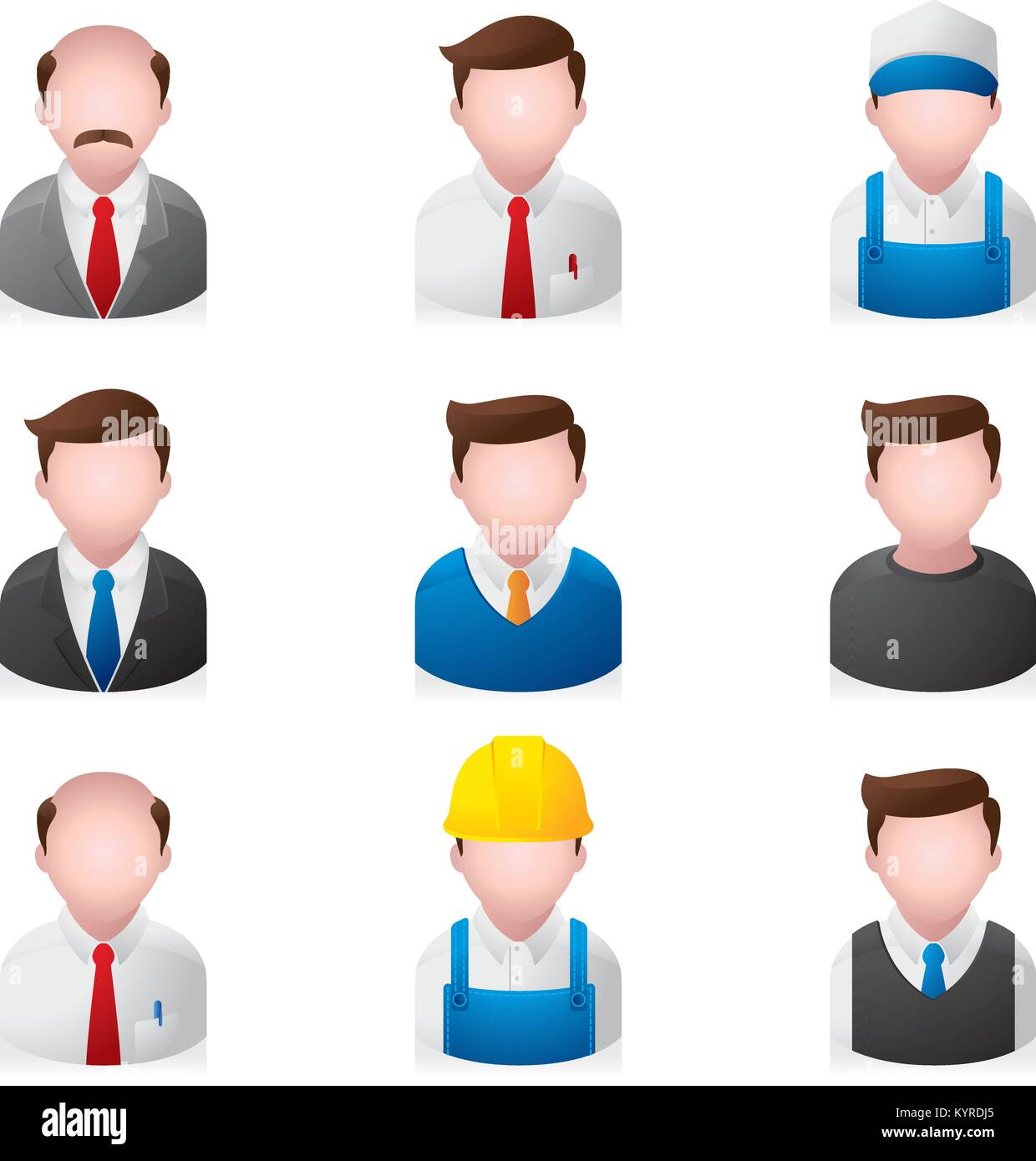 A set of people icons. Fully editable EPS file Stock Vector Image & Art ...