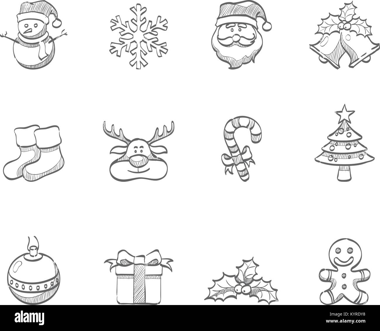 Twig tree in snow Cut Out Stock Images & Pictures - Alamy