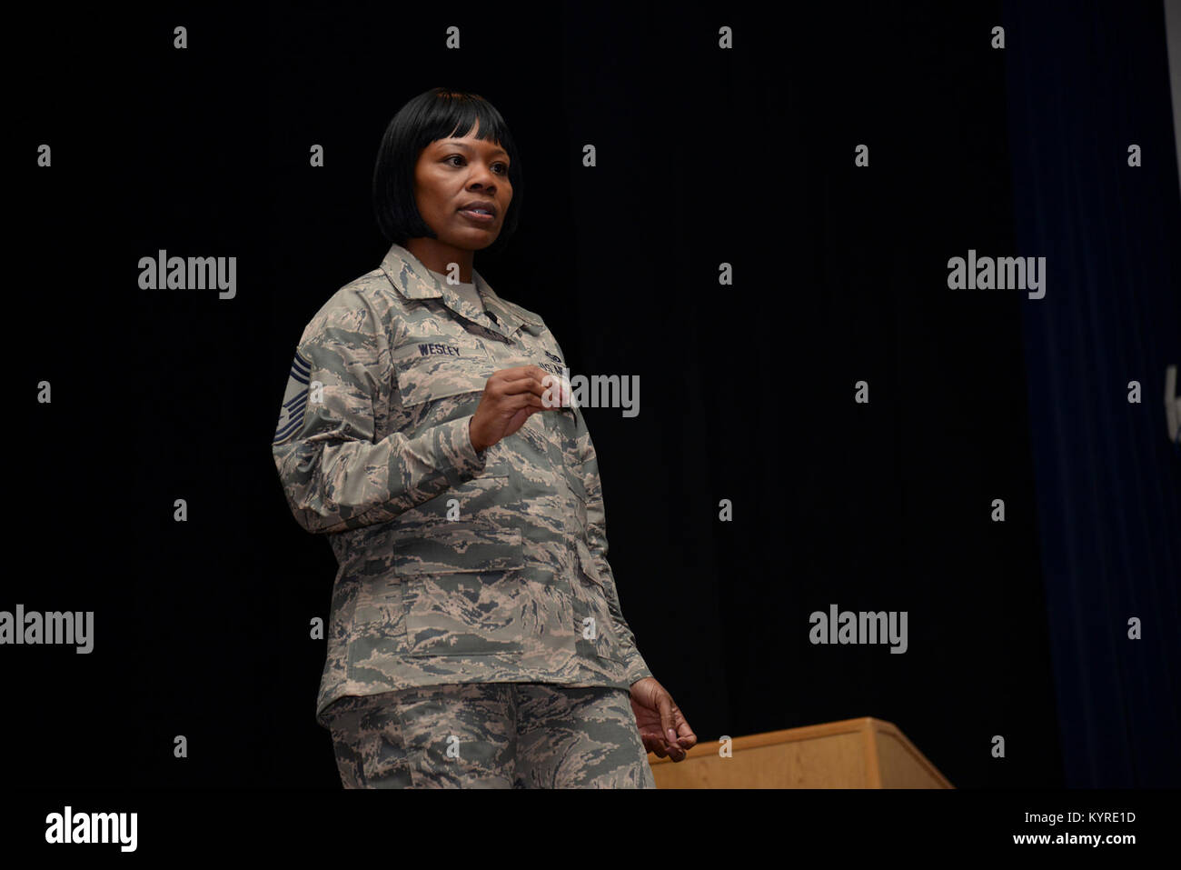 Chief Master Sgt. Janna S. Wesley, chief of Diversity and Inclusion ...