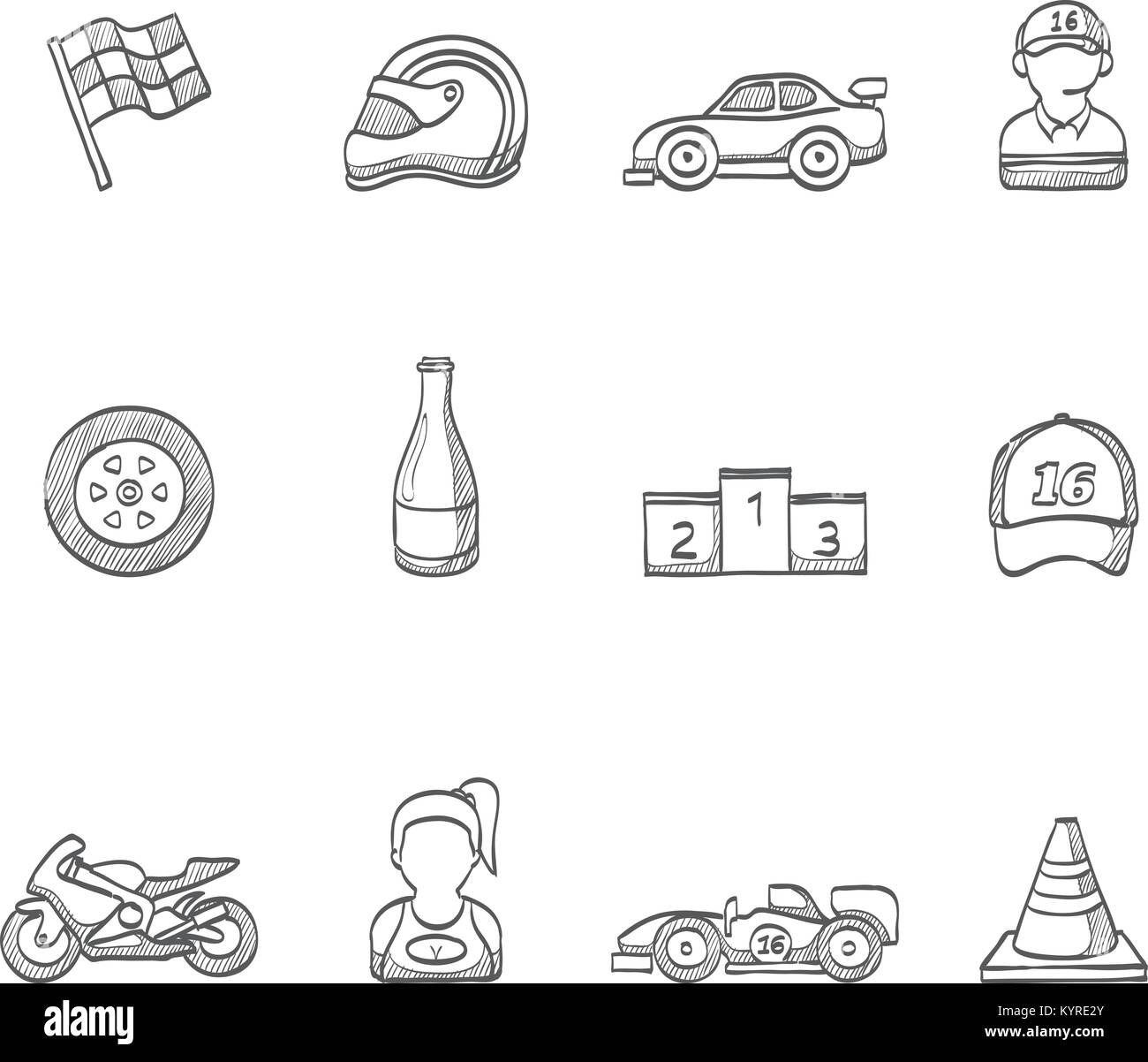 F1 racing car icon Stock Vector Images - Alamy