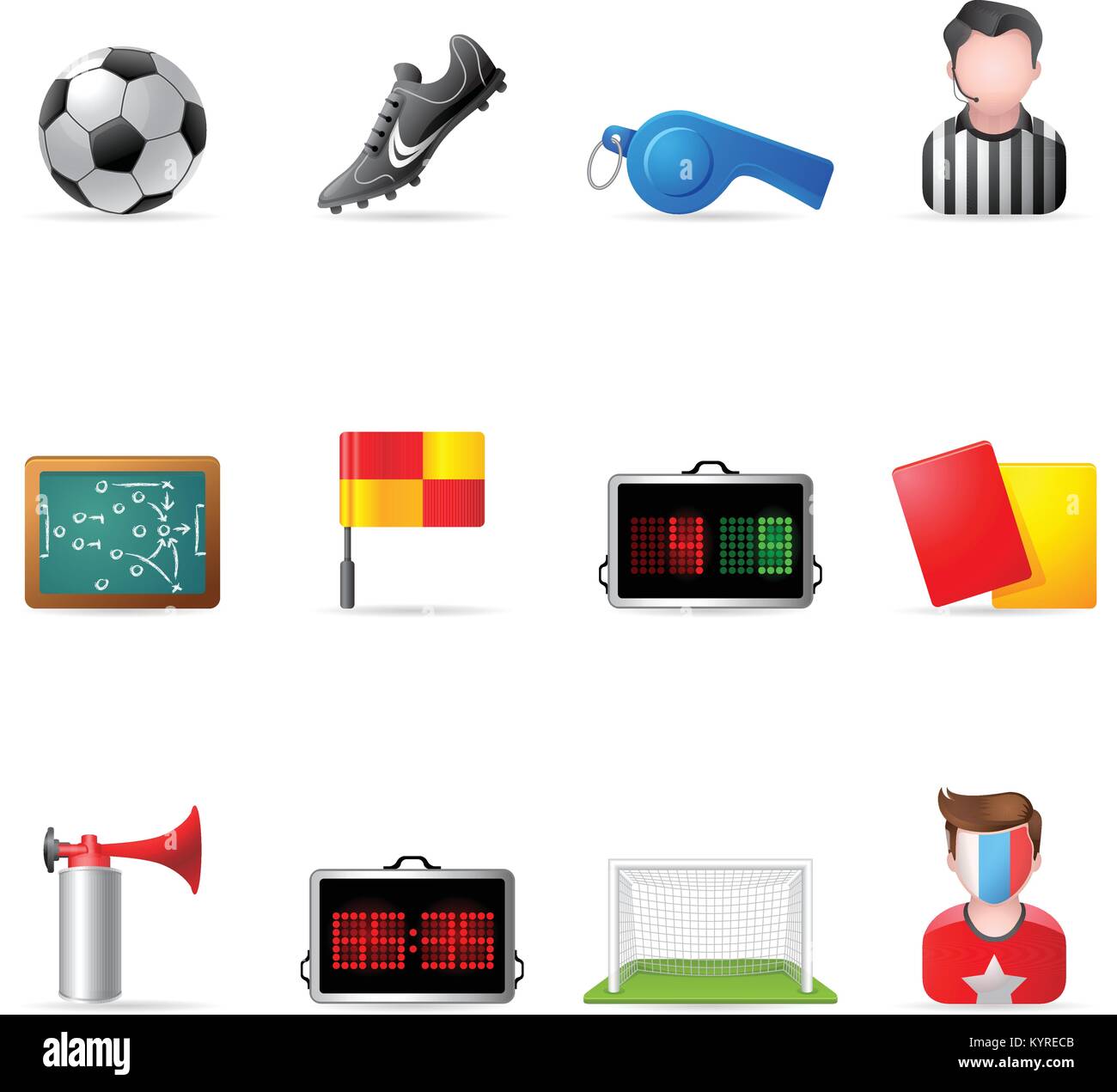 Soccer rule Stock Vector Images - Alamy