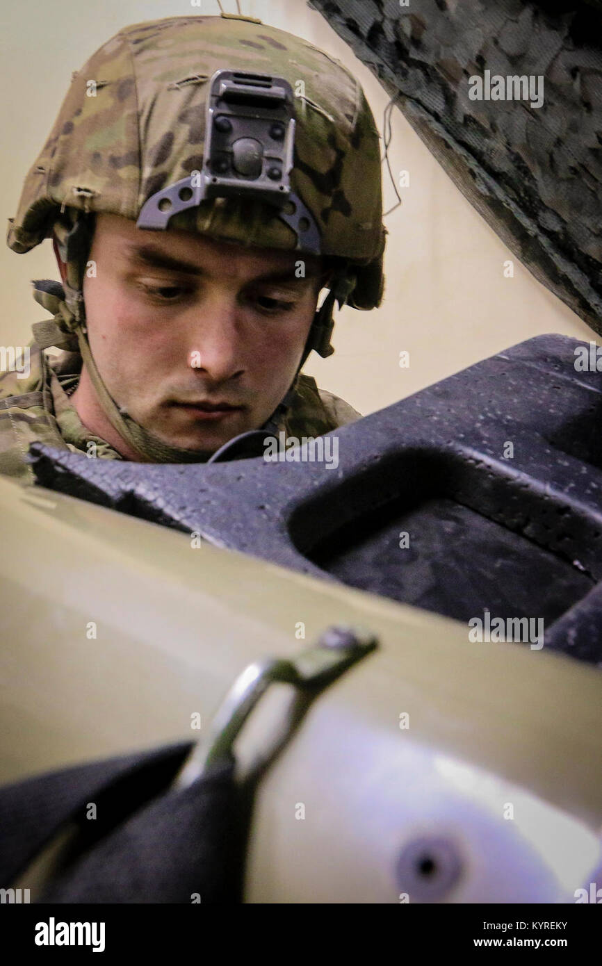 Pvt. Brandon Cook, a Boone, N.C. native and cavalry scout with the 5th ...