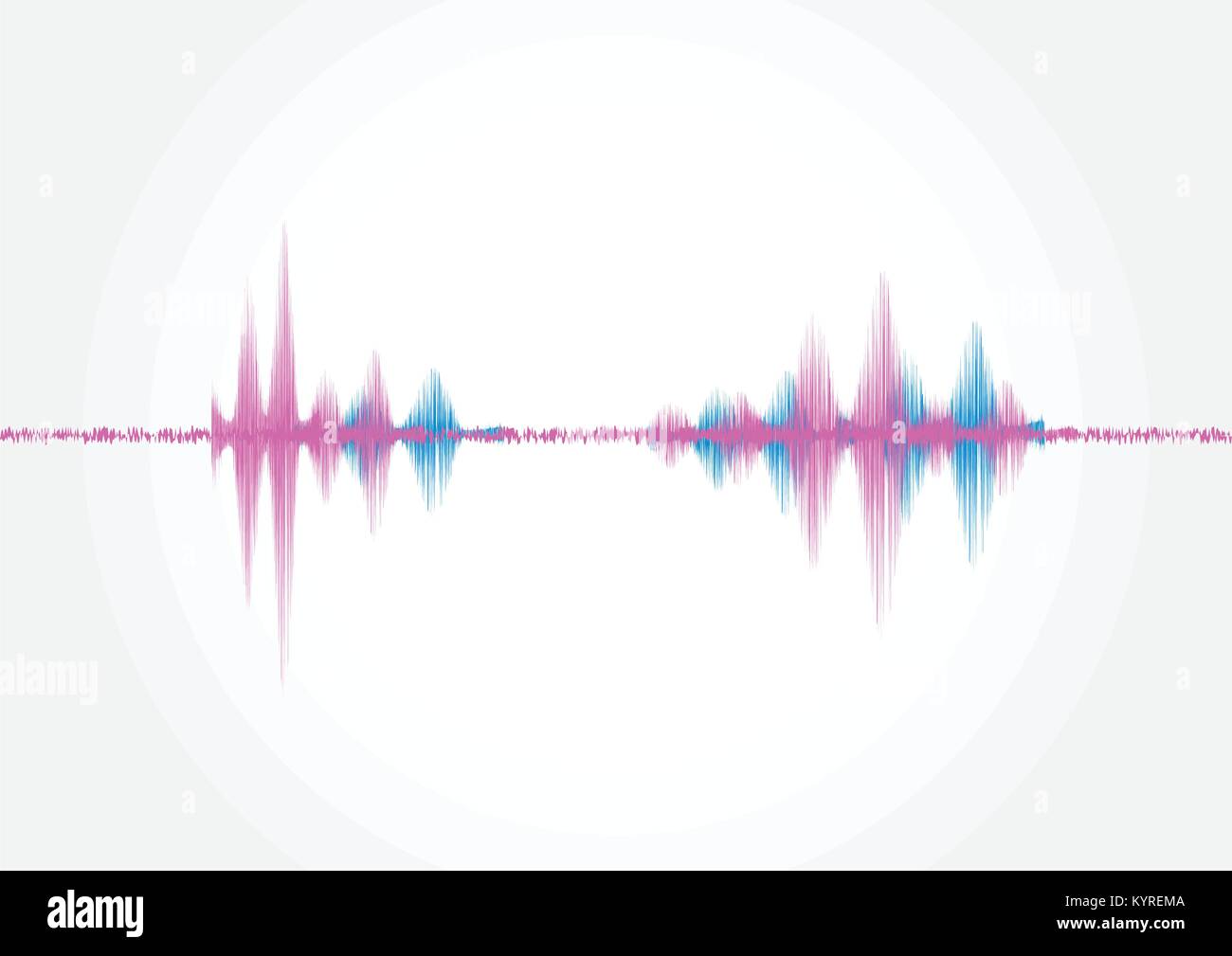Sound wave ,vector illustration Stock Vector Image & Art - Alamy