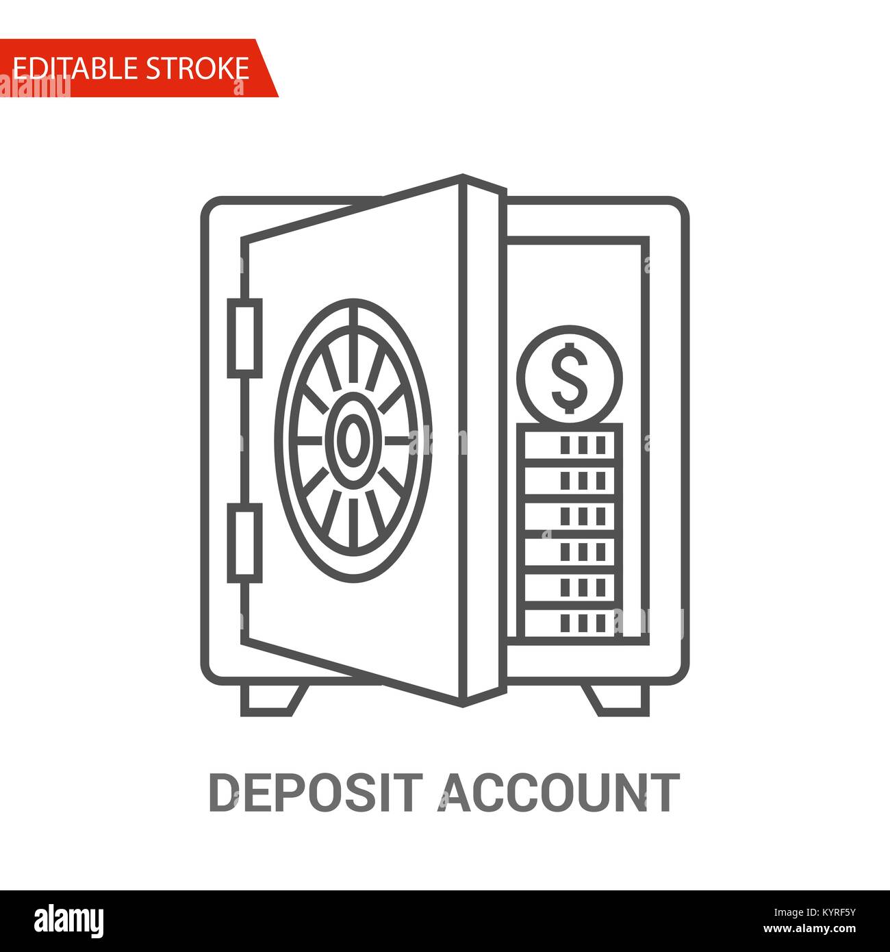 Editable stroke adjust line Cut Out Stock Images & Pictures - Alamy