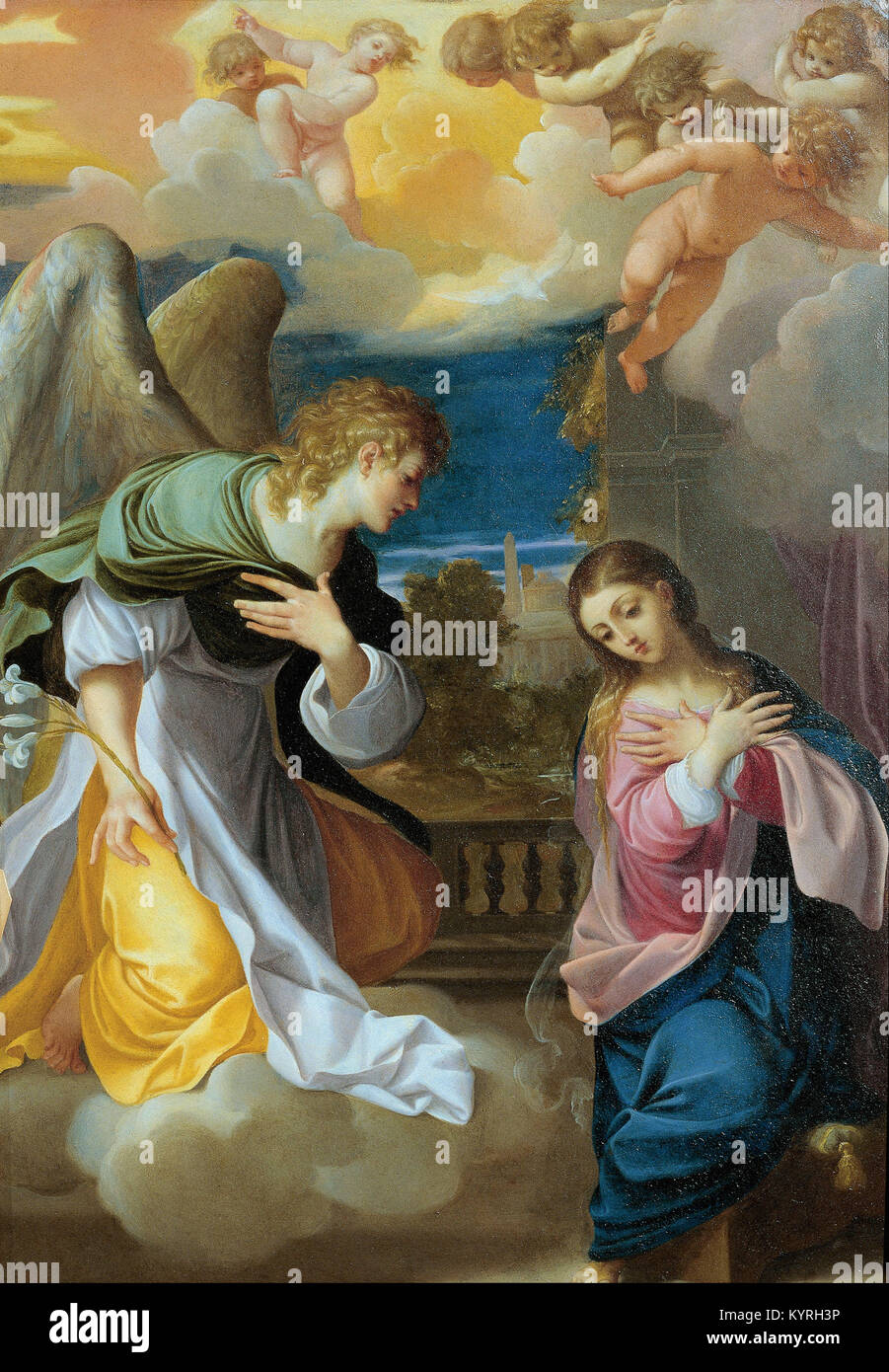Ludovico Carracci - Annunciation Stock Photo - Alamy