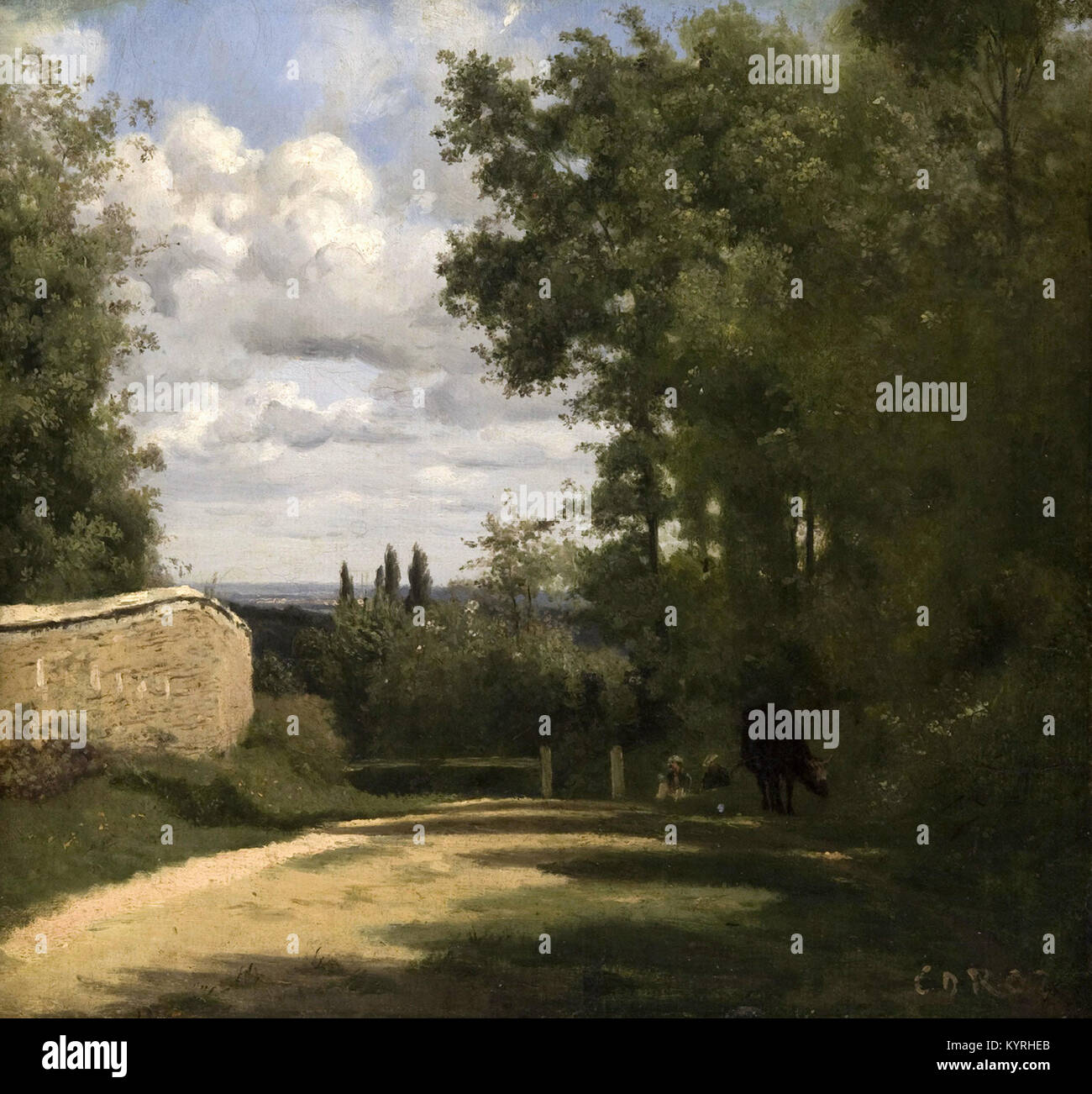 Camille corot ville davray hi-res stock photography and images - Alamy