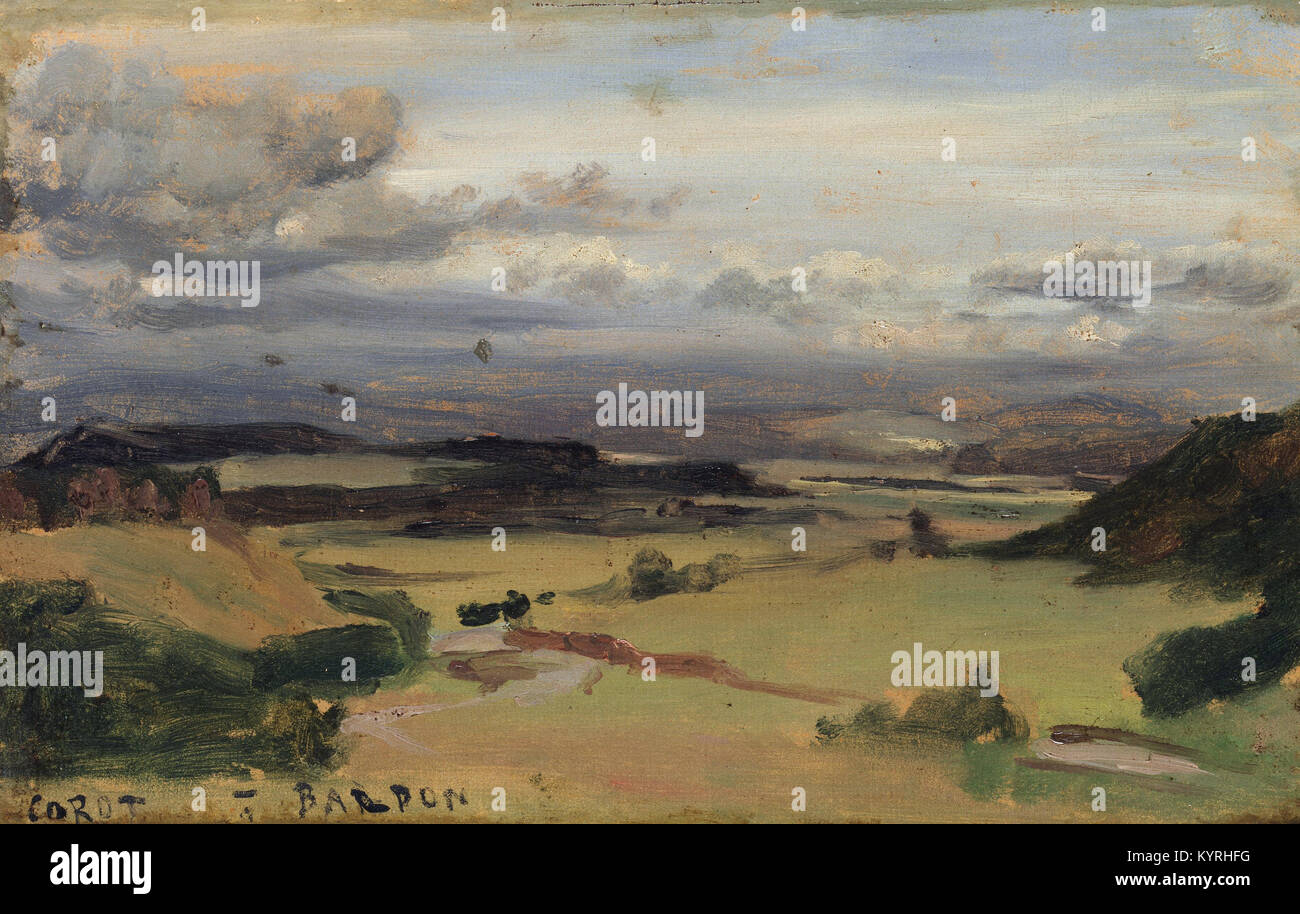 Camille Corot - Landscape at Cività Castellana Stock Photo - Alamy