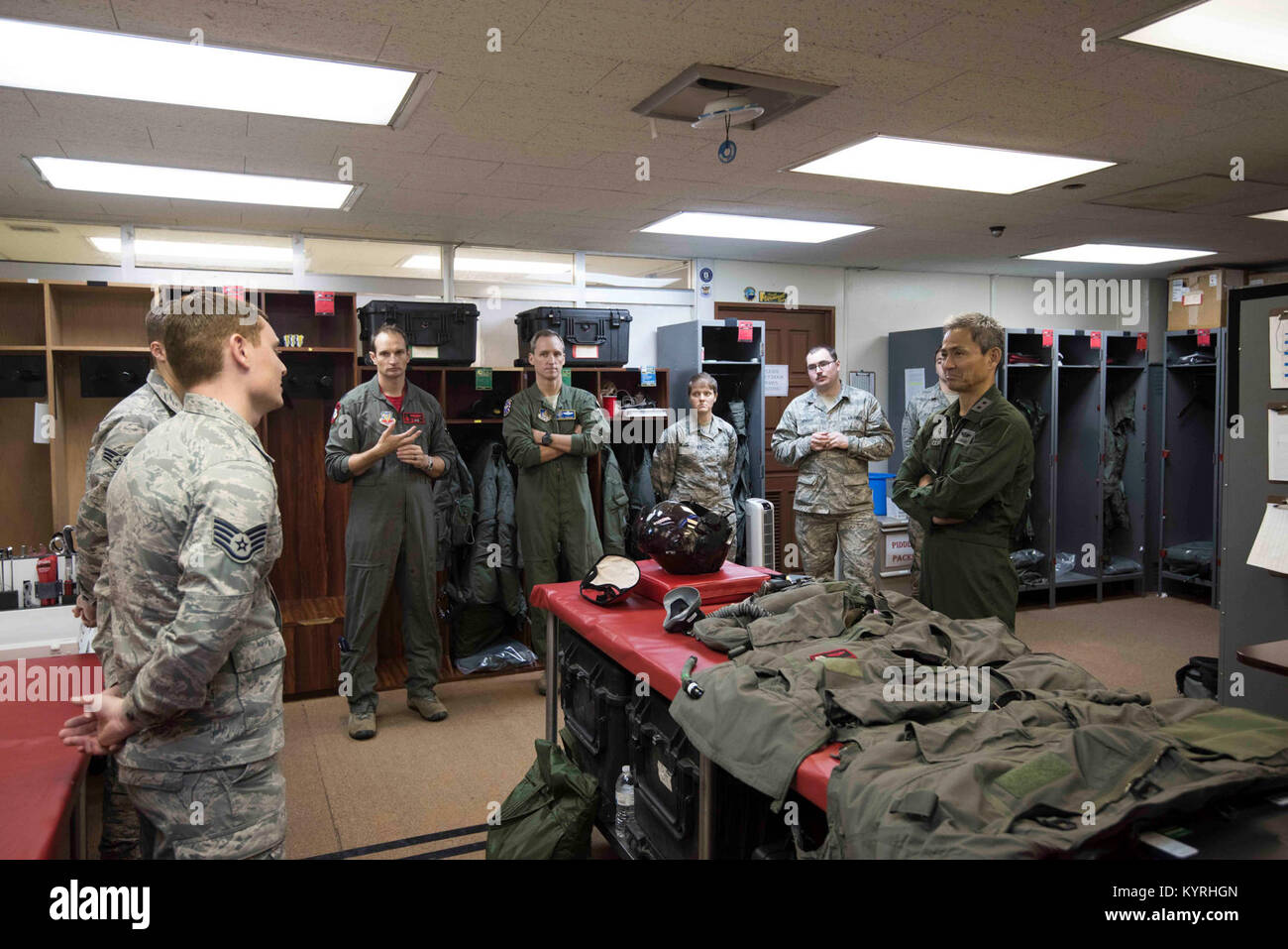 Japan Air Self-Defense Force Maj. Gen. Koji Imaki, 3rd Air Wing ...