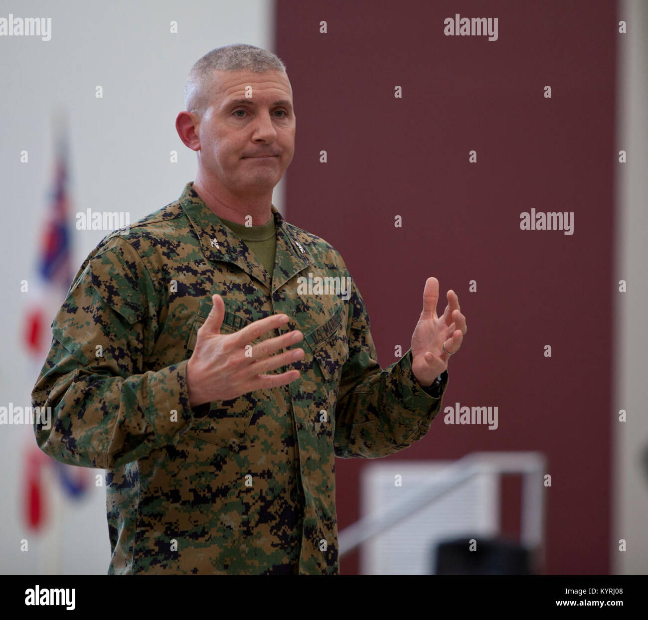 U.S. Marine Corps Col. Christopher J. Williams, Director, Enlisted ...
