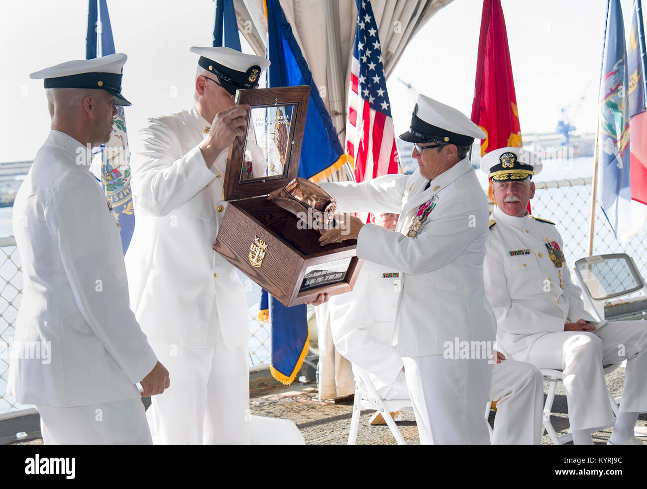 PEARL HARBOR (Jan. 12, 2018) Pacific Fleet Master Chief Susan Whitman ...