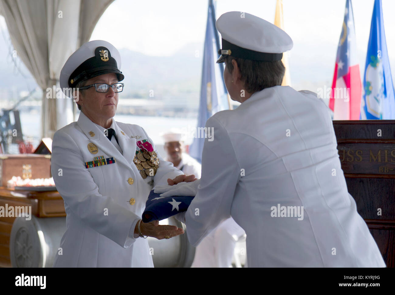 PEARL HARBOR (Jan. 12, 2018) Pacific Fleet Master Chief Susan Whitman ...