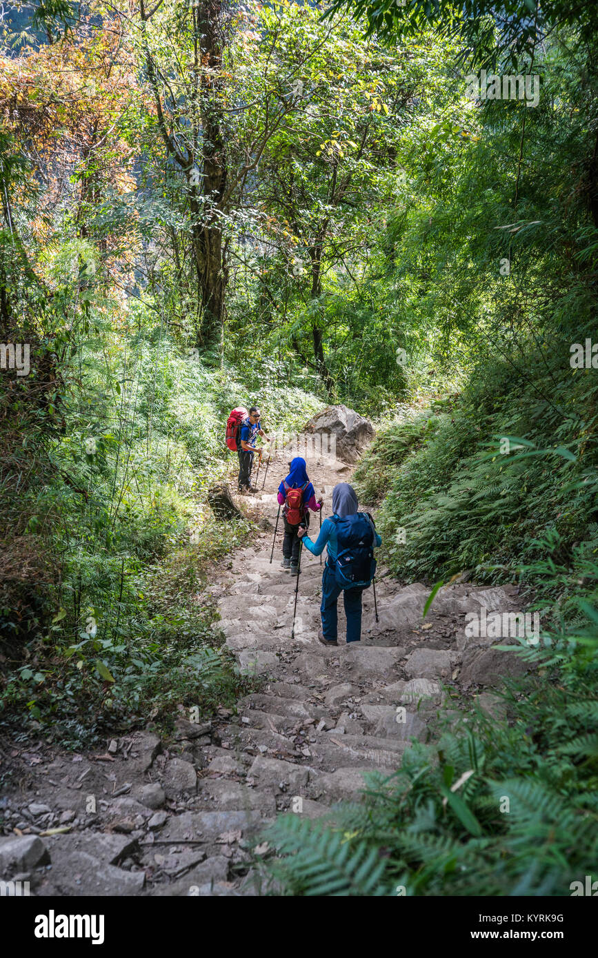 Abc trek annapurna base camp hi-res stock photography and images - Alamy