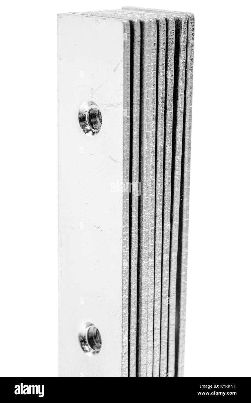 group of metal fixators isolated on white background Stock Photo - Alamy