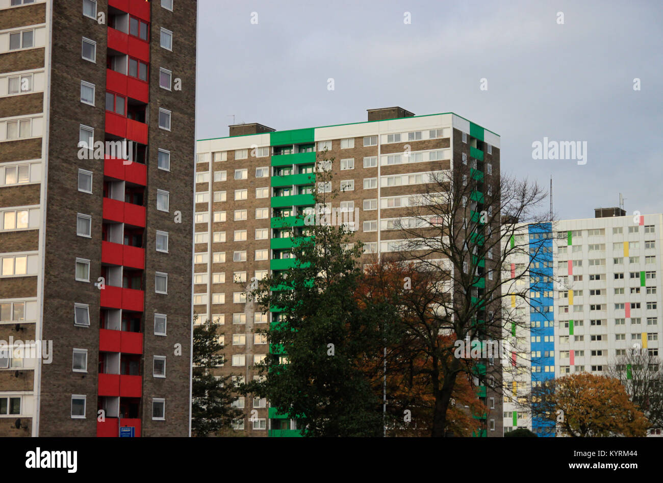 Anlaby Road flats Hull Stock Photo - Alamy