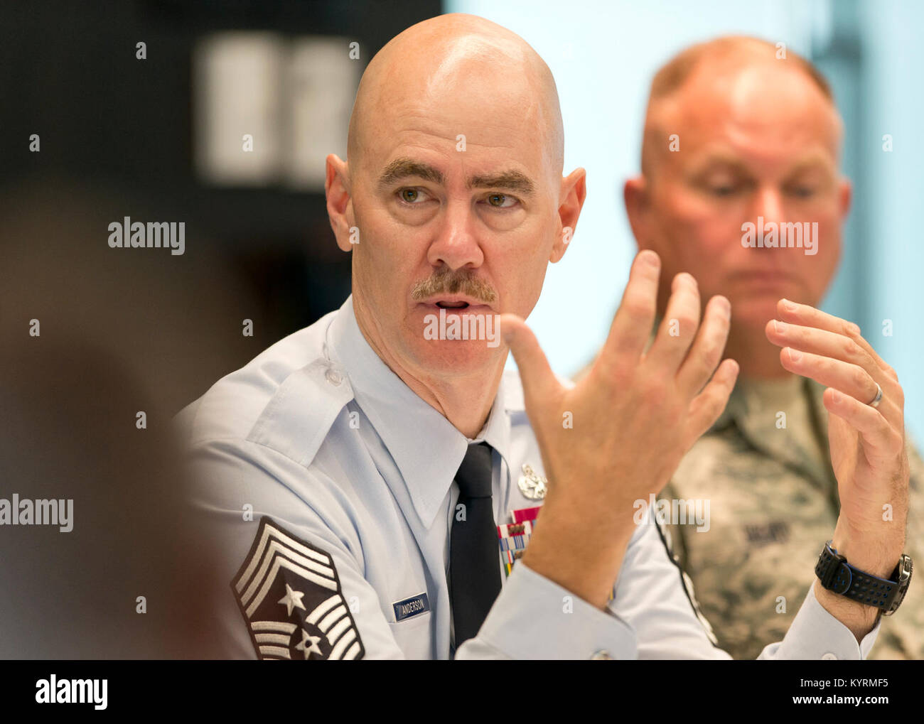 Chief Master Sgt. Ronald C. Anderson, command chief master sergeant of ...
