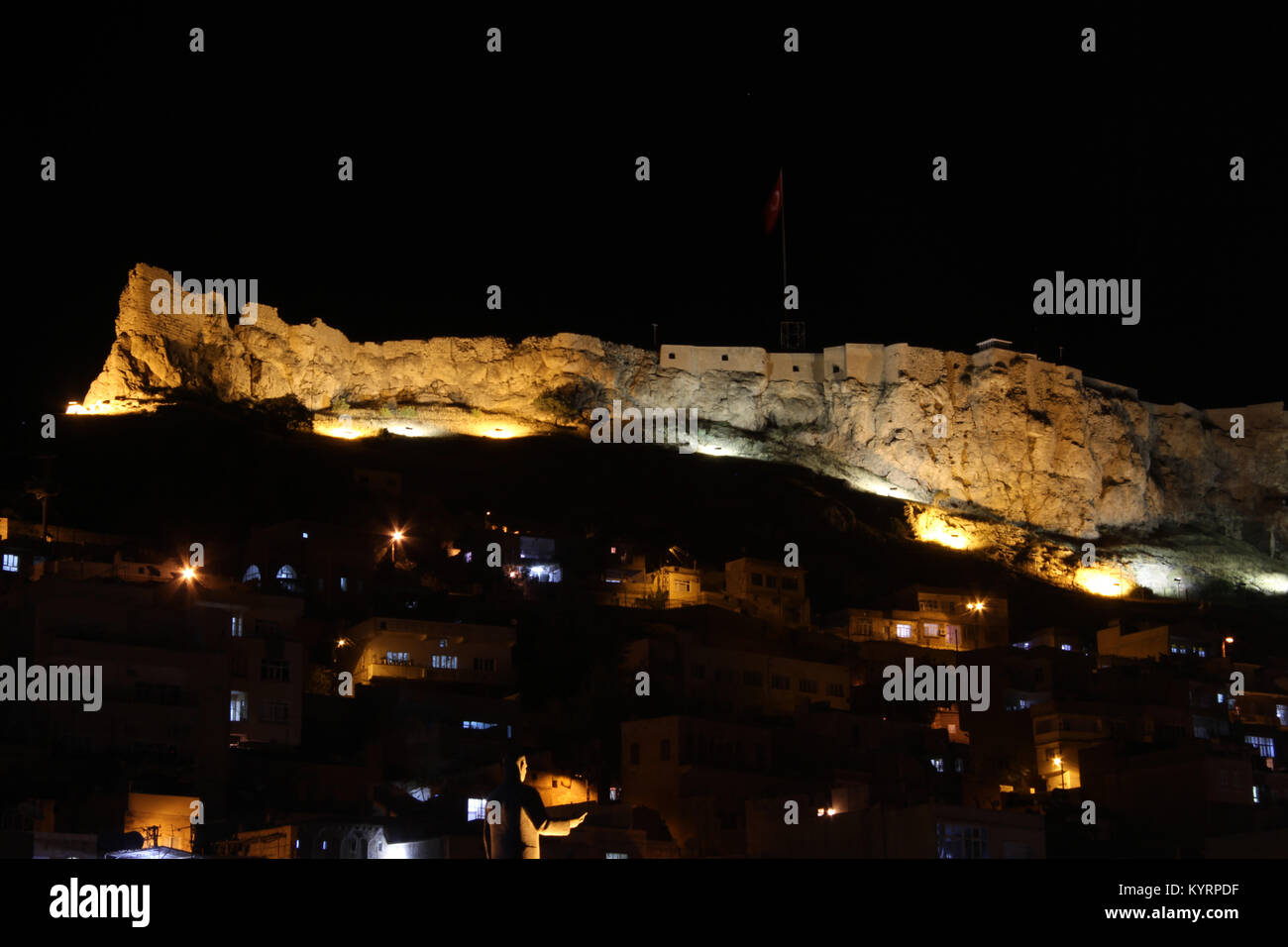 Fortress on the hill in Mardin, Turkey Stock Photo - Alamy