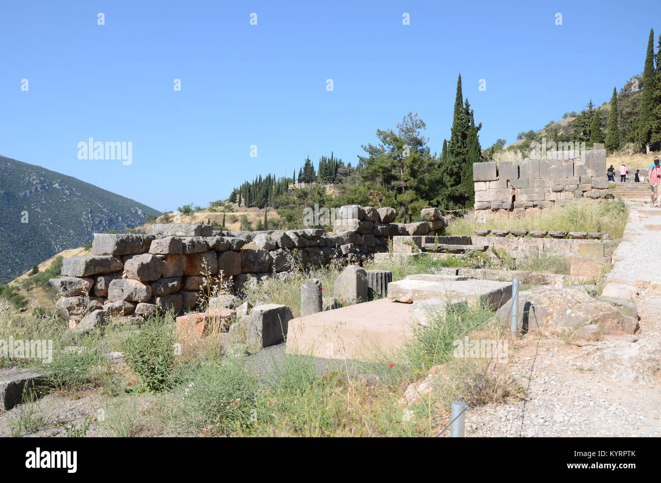 A day in Delphi Stock Photo - Alamy