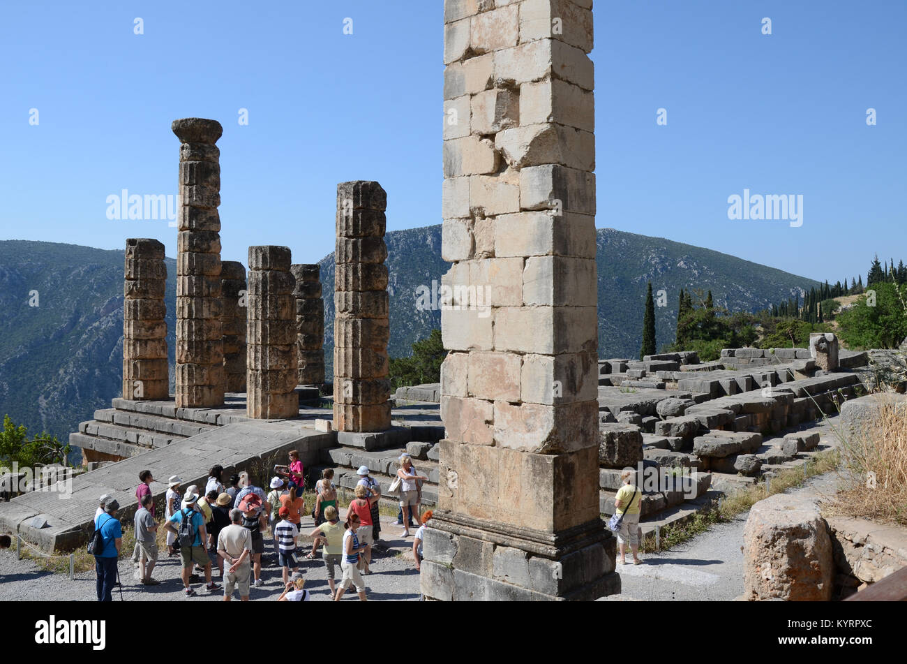 A day in Delphi Stock Photo - Alamy