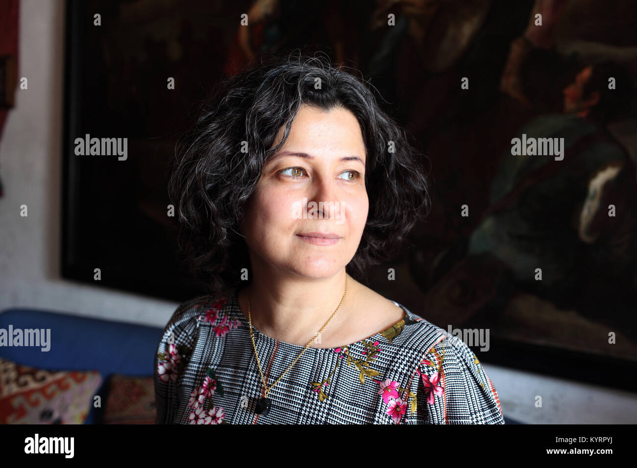 Portrait of Choman Hardi 10/09/2017 ©Basso CANNARSA/Opale Stock Photo ...