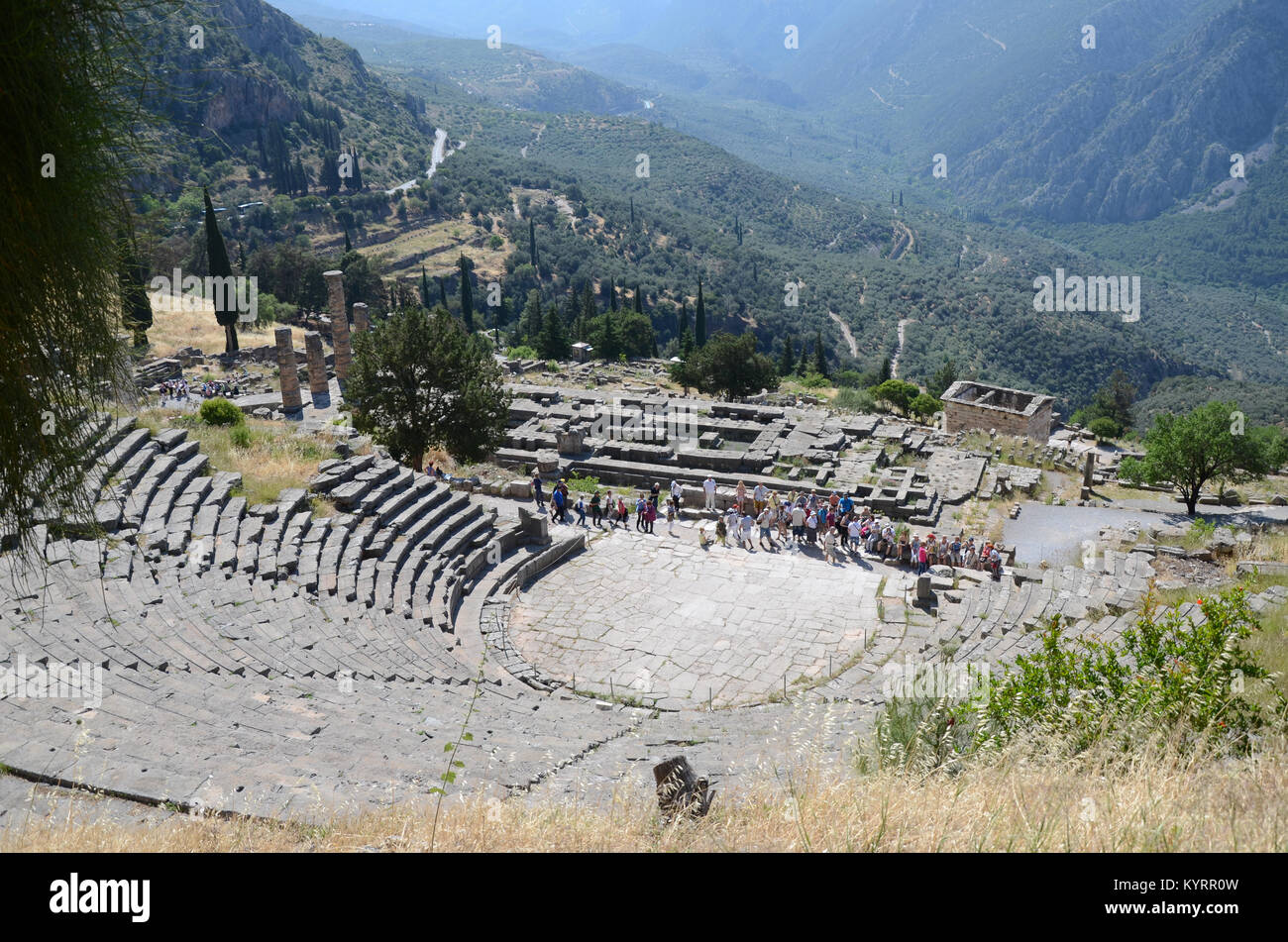 A day in Delphi Stock Photo - Alamy