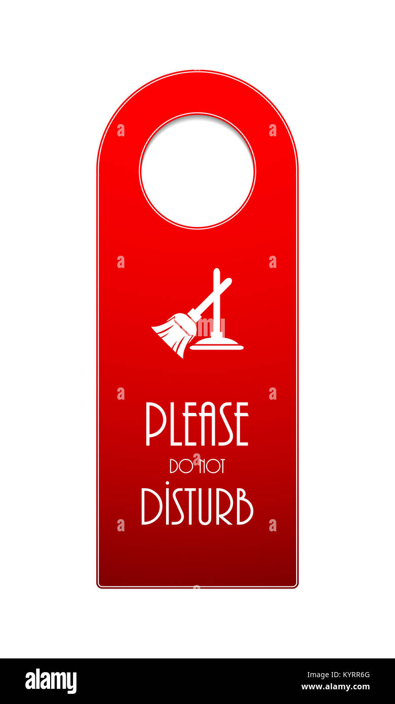 Dont disturb Cut Out Stock Images & Pictures - Alamy