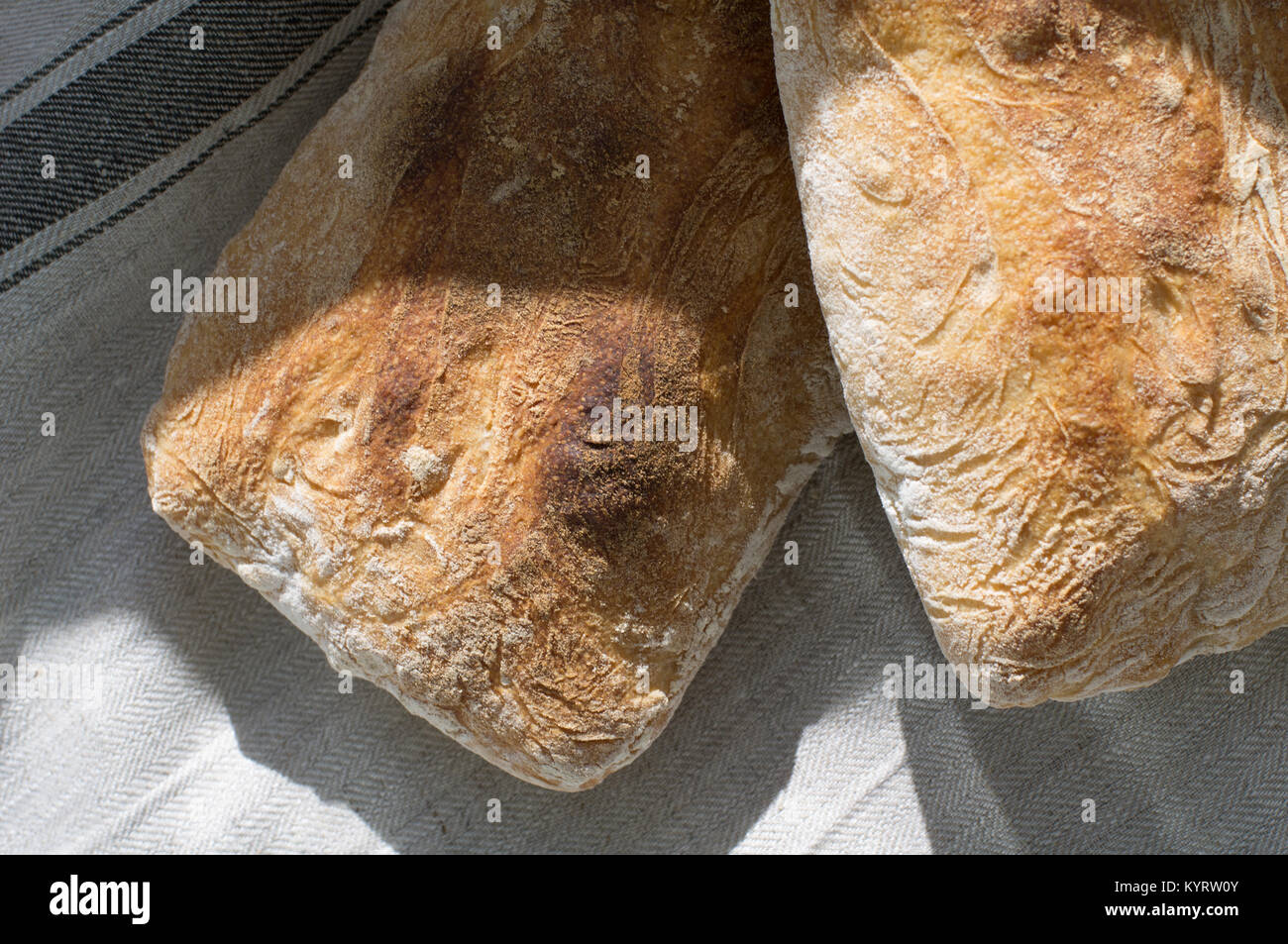 Wheat Bread Rustic Stock Photo - Alamy