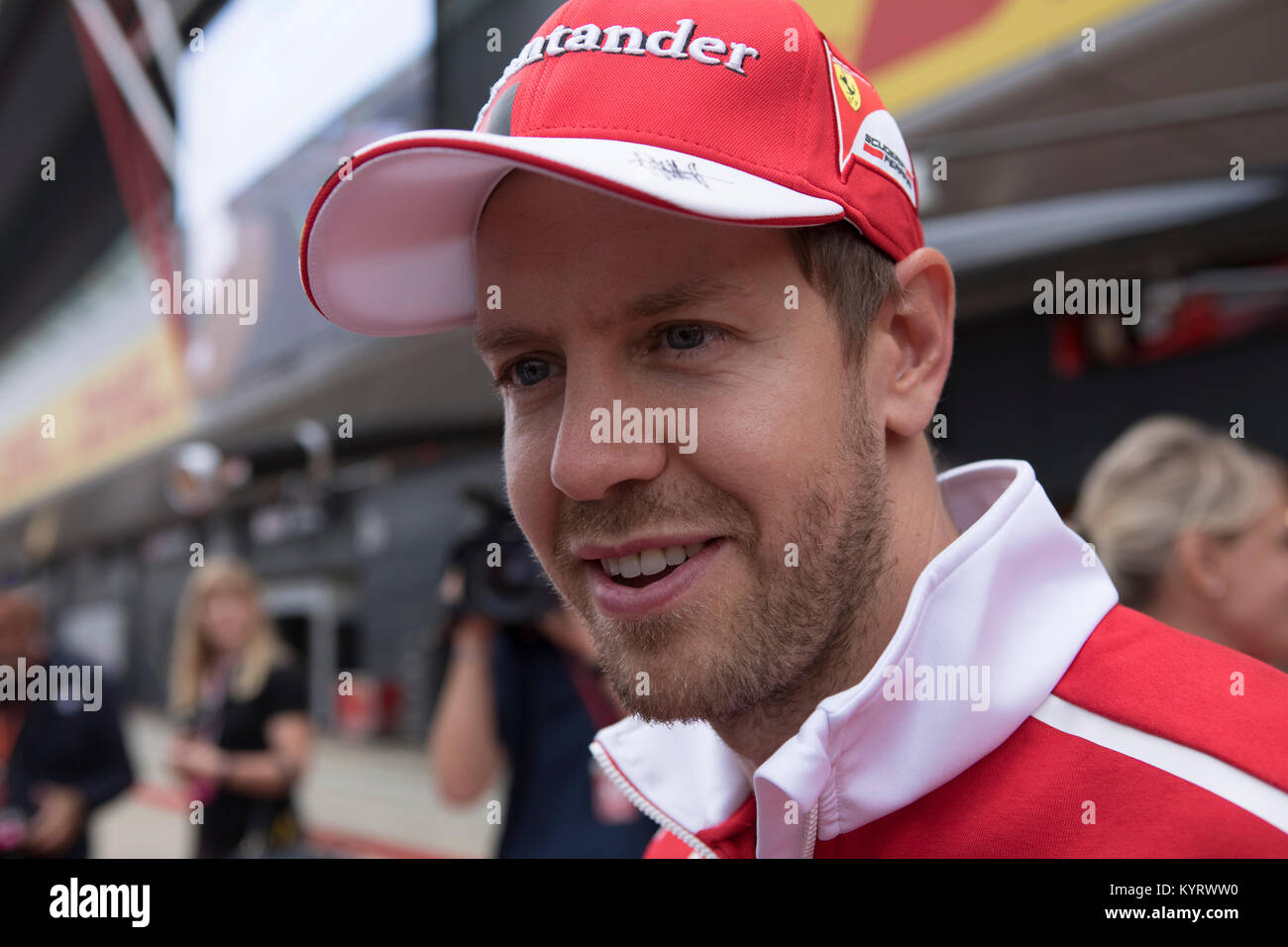 Sebastian wearing a ferrari cap hi-res stock photography and images - Alamy