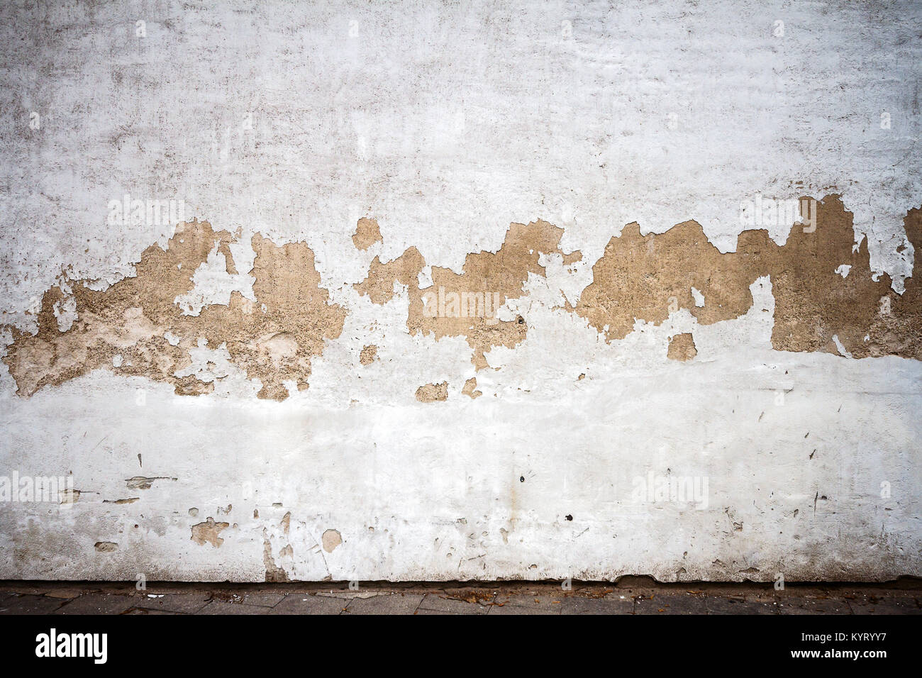 Old weathered wall and a ground Stock Photo - Alamy