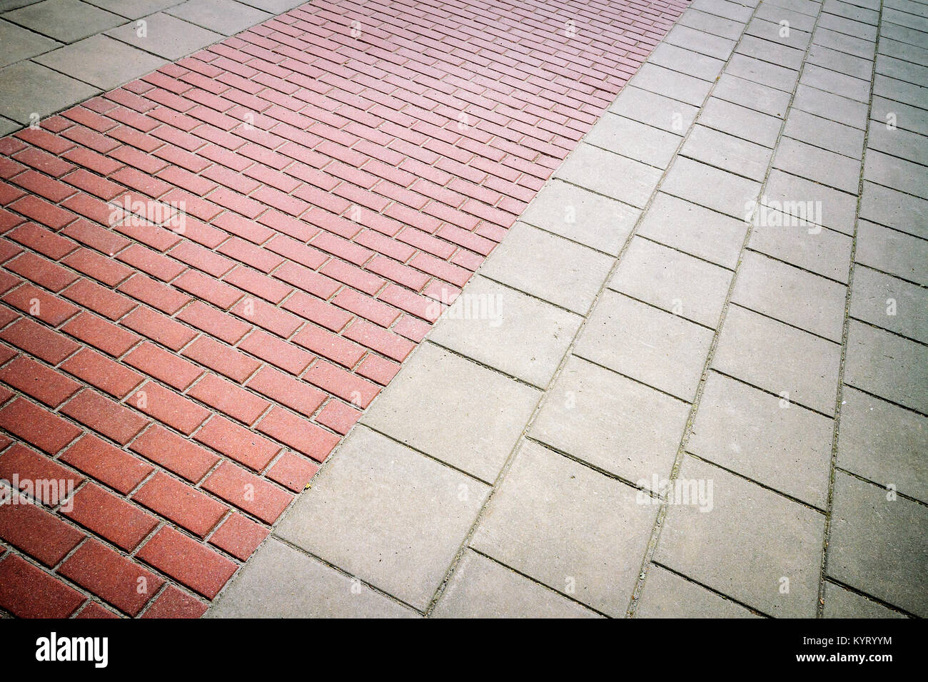 Bicycle road and a sidewalk textures background Stock Photo - Alamy