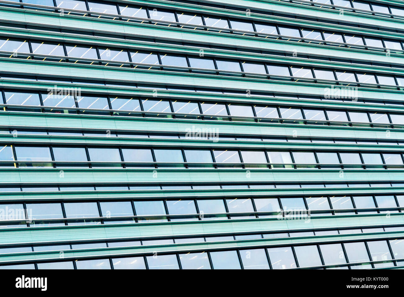 Windows of modern business commercial office building. Glass wall Stock ...