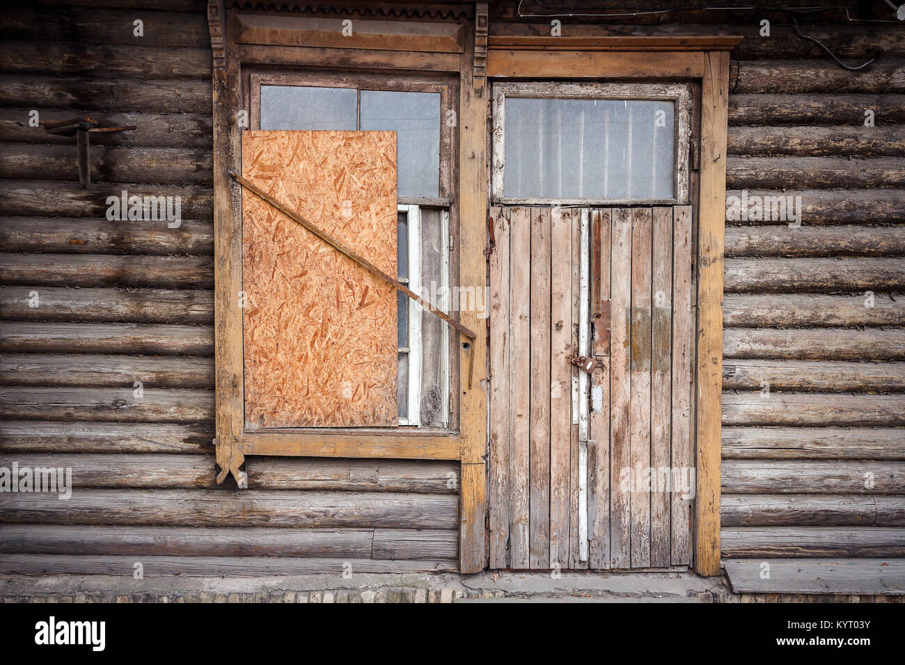 Boarded Up Door