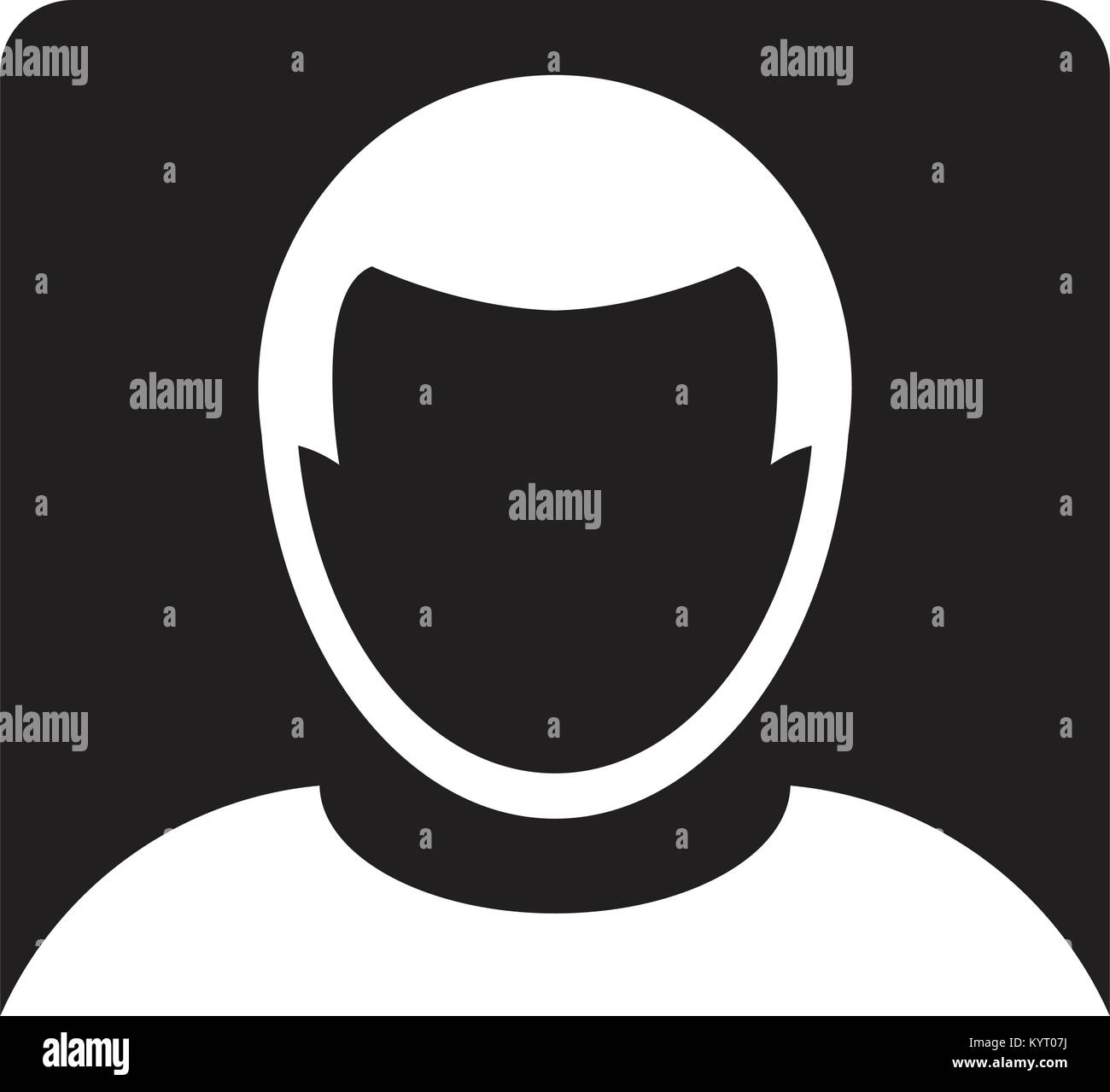 User Icon Vector Male Person Symbol Profile Avatar Sign in Flat Color ...