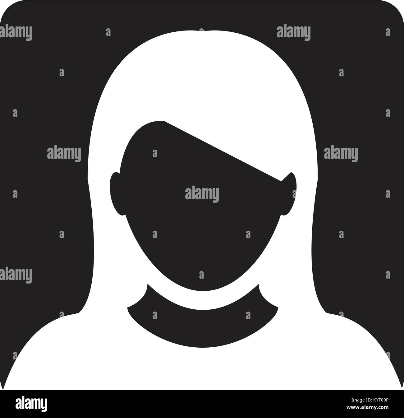 User Icon Vector Female Person Symbol Profile Avatar Sign in Flat Color ...