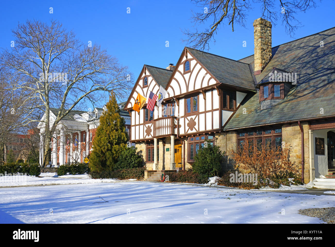 Princeton University Campus Snow