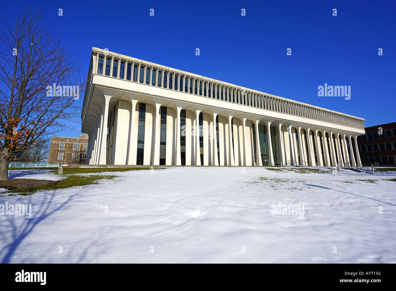 Princeton University Campus Snow
