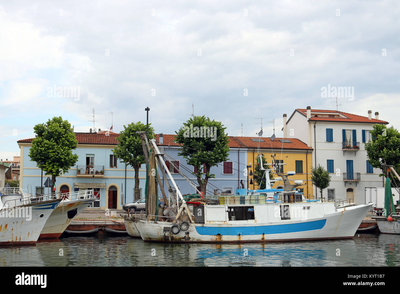 Rimini port canal hi-res stock photography and images - Alamy