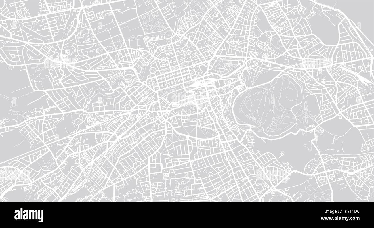 Urban vector city map of Edinburgh, Scotland Stock Vector Image & Art ...