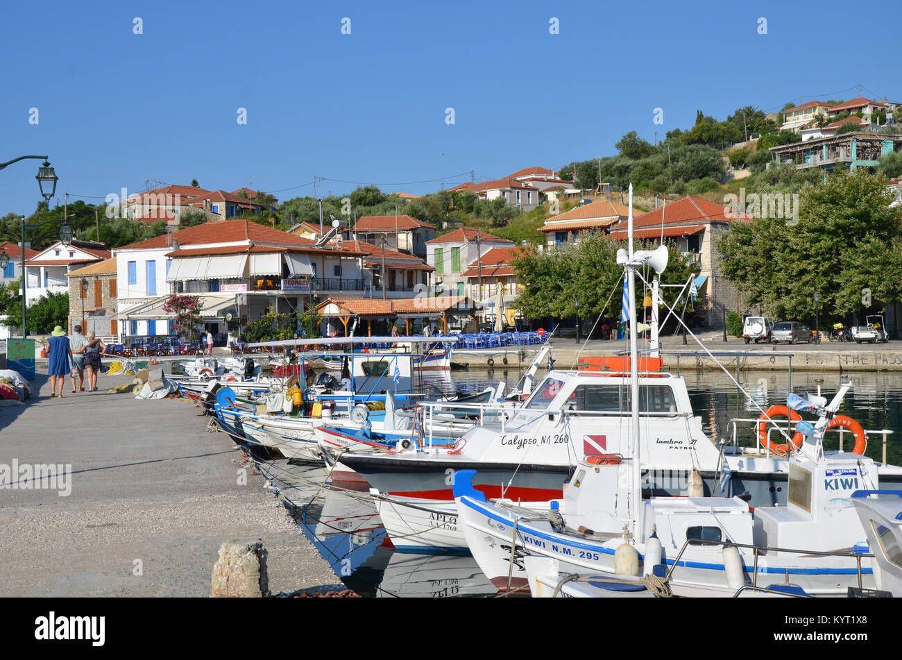 Kalamos harbour hi-res stock photography and images - Alamy